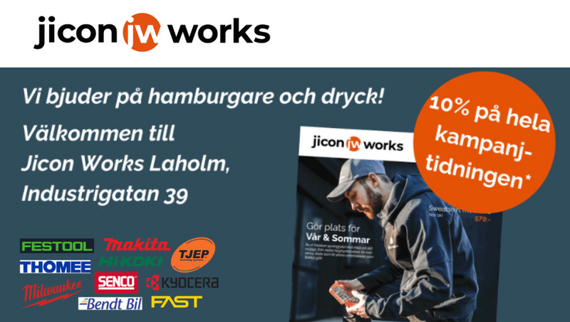 Jicon-dagen i Laholm Jicon Works